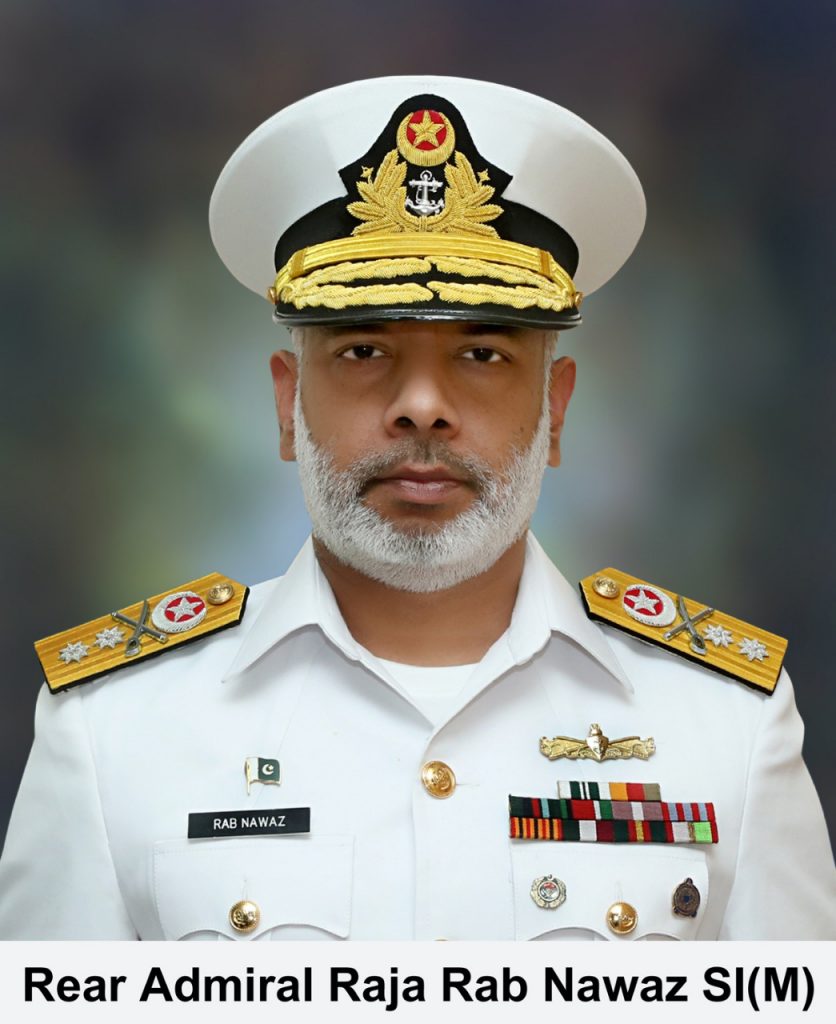 COMMODORE RAJA RAB NAWAZ OF PAKISTAN NAVY PROMOTED TO THE RANK OF REAR ...