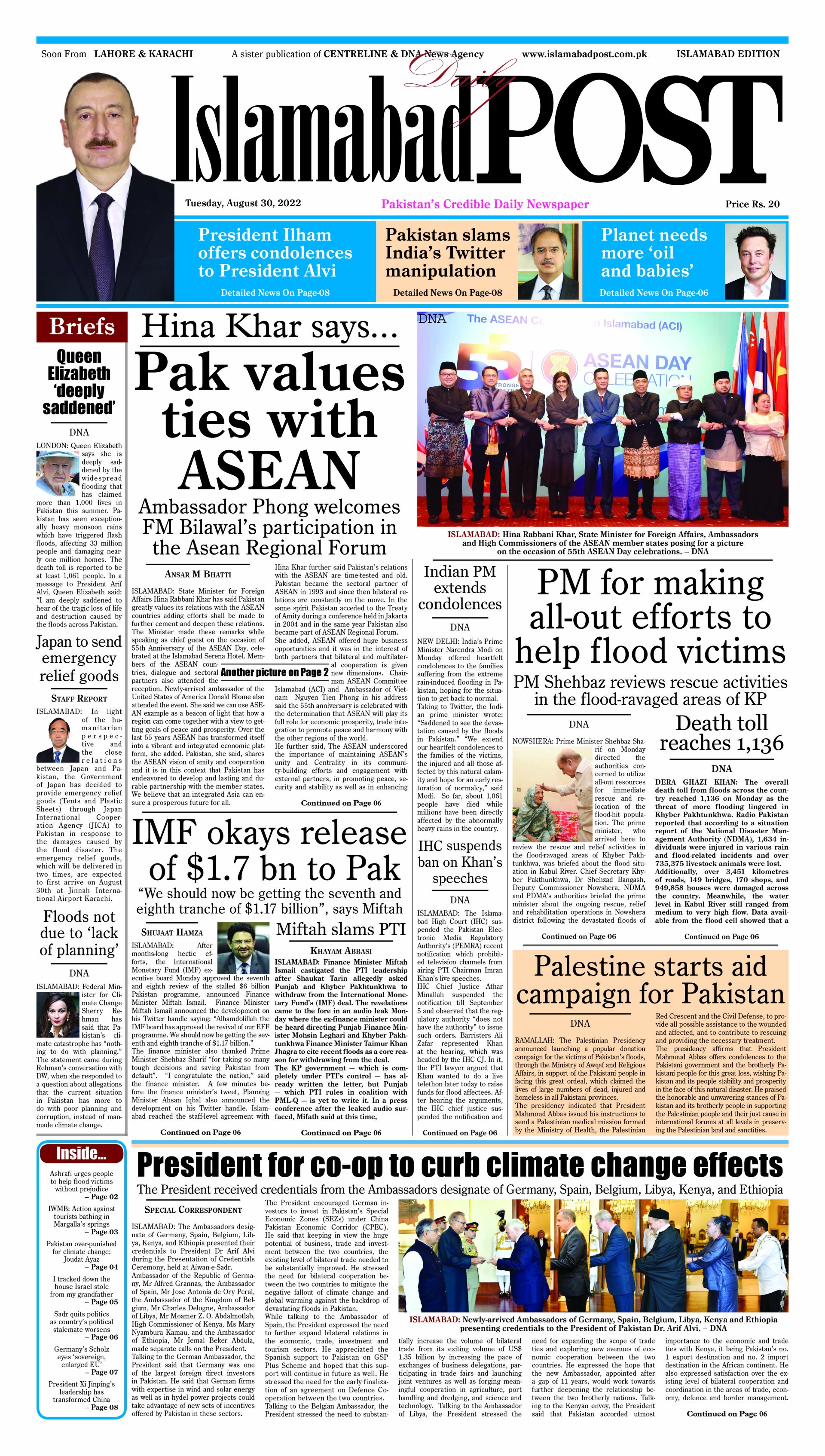 EPAPER AUG 30 - Islamabad Post