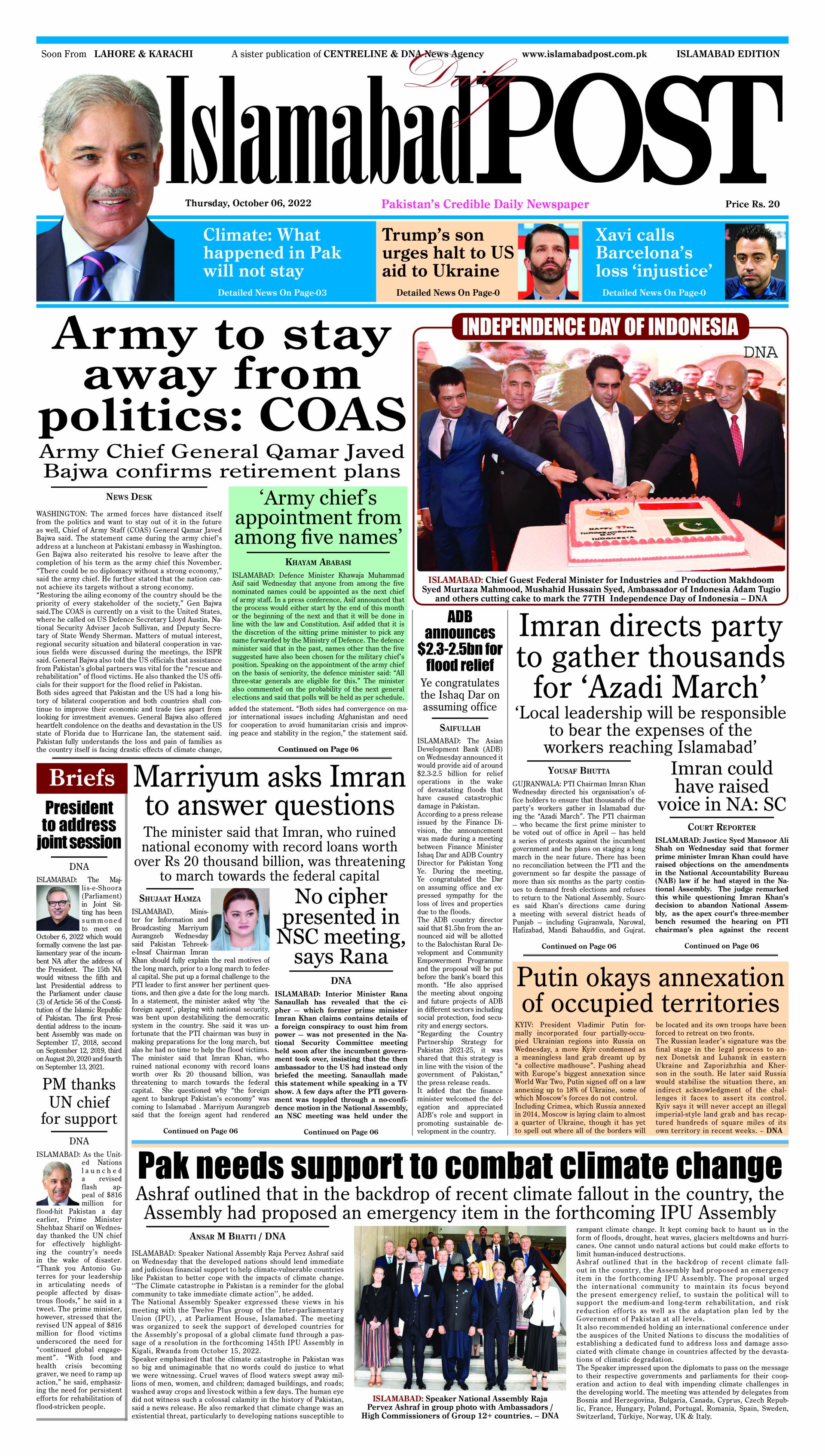 EPAPER OCT 6 - Islamabad Post